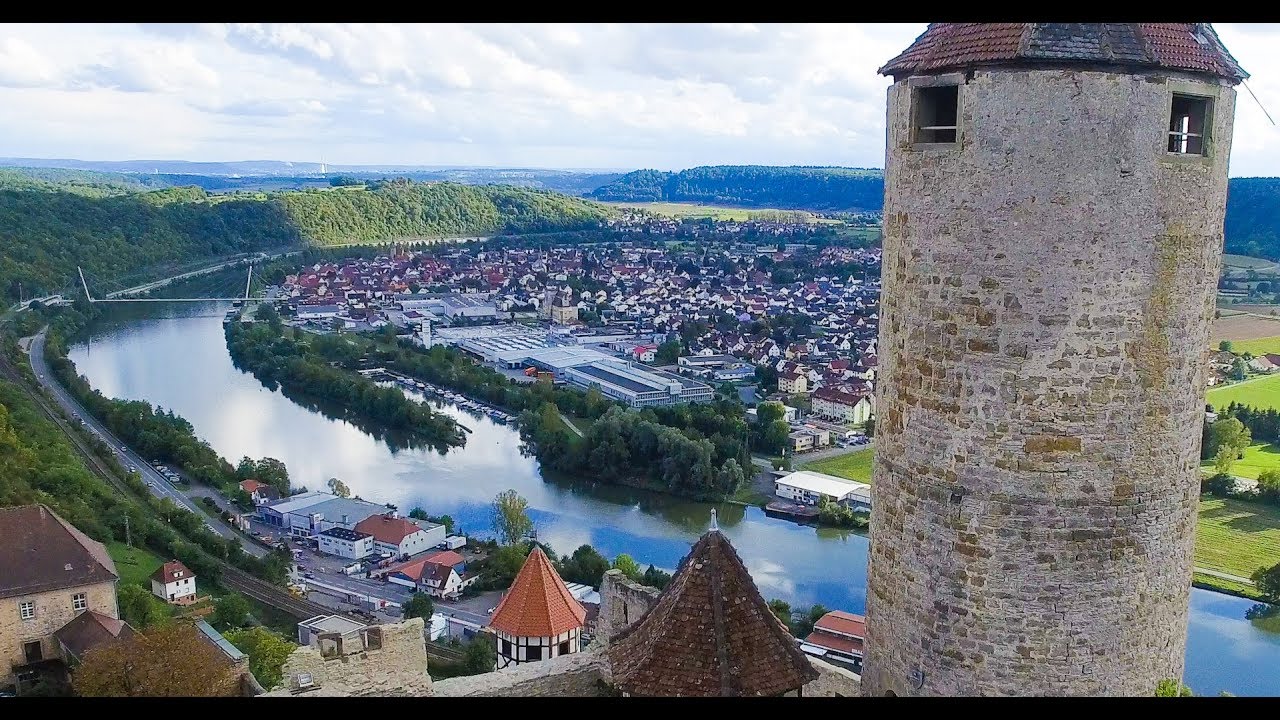 Burg Hotel Hornberg in Neckarzimmern / Nebel / Drohnenvideo. - YouTube