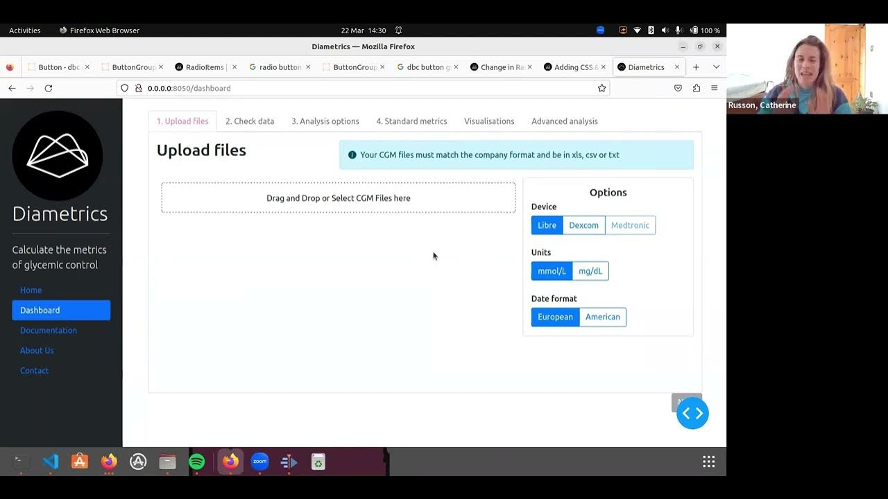 Diametrics Dashboard: Uploading Files - YouTube