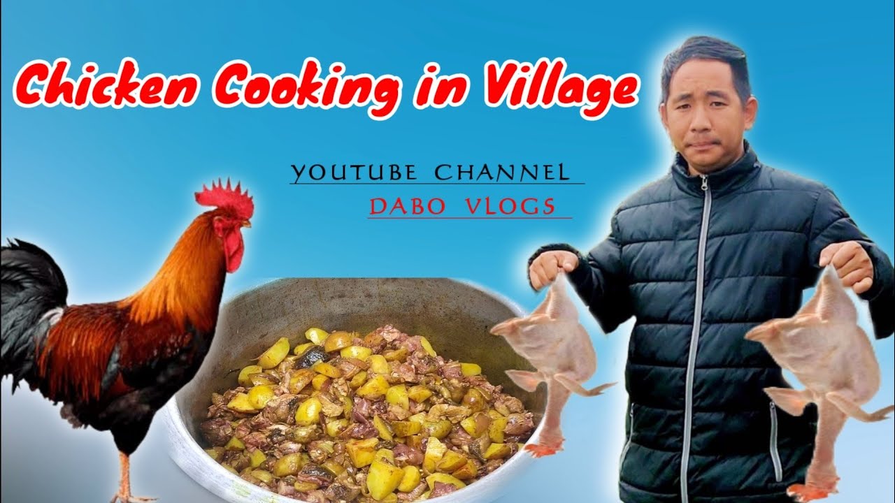 Chicken Cooking in Village|Fried chicken recipe cooking in Village ...