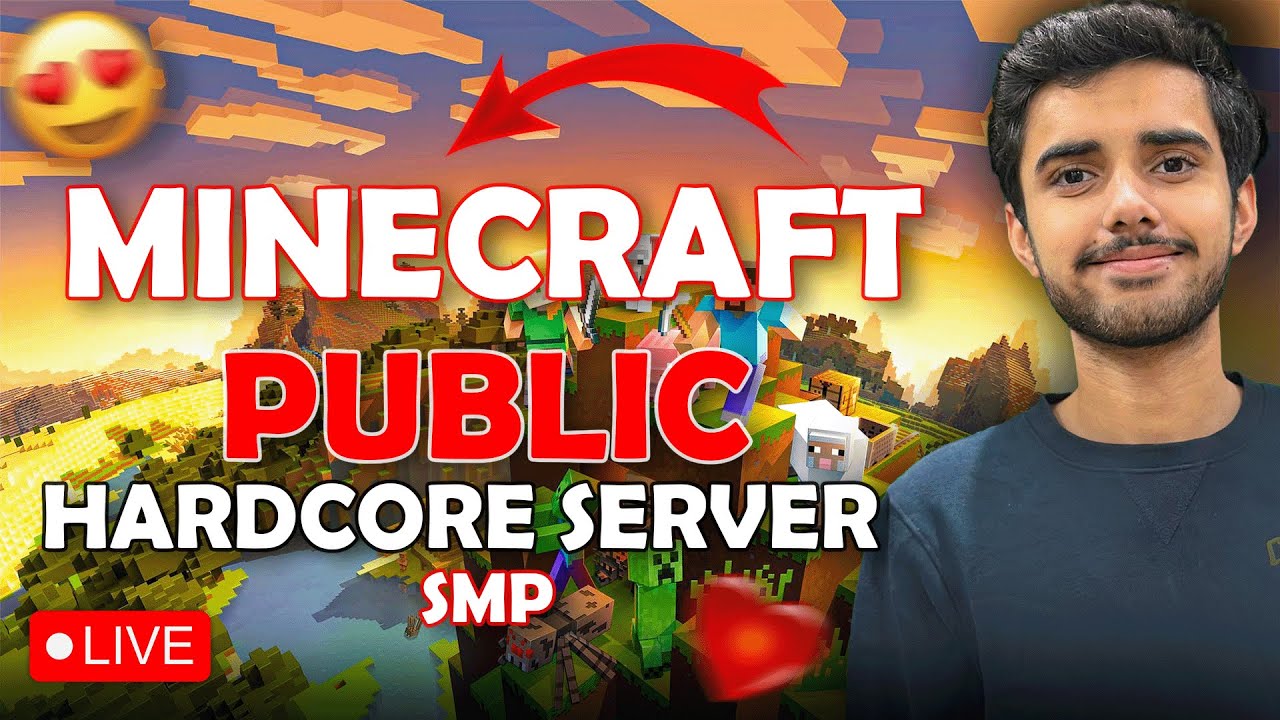 Public Hardcore Server / Smp | Minecraft Hardcore Live | Hardcore Live | Minecraft Live | HASSU ...