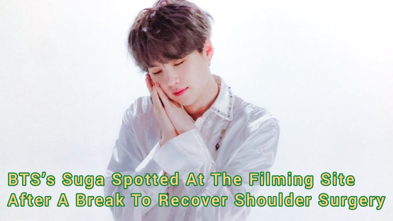 BTS’s Suga Spotted At The Filming Site After A Break To Recover ...