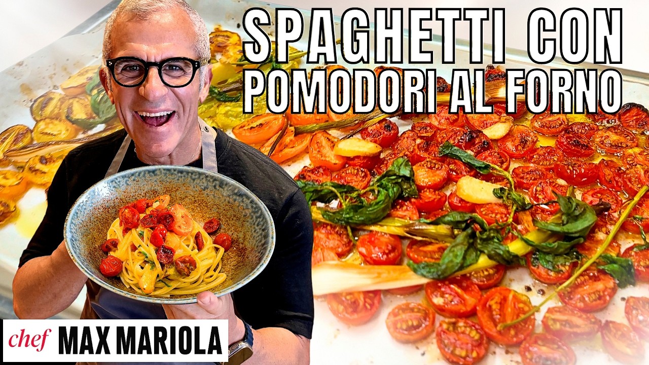 Pasta con Pomodorini al forno e Cacioricotta - Ricetta di Chef Max ...