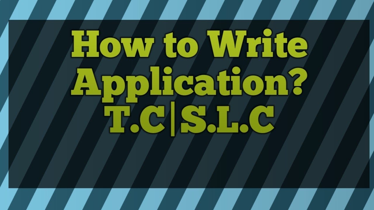 T.C|S.L.C.. Application from Learning English - YouTube
