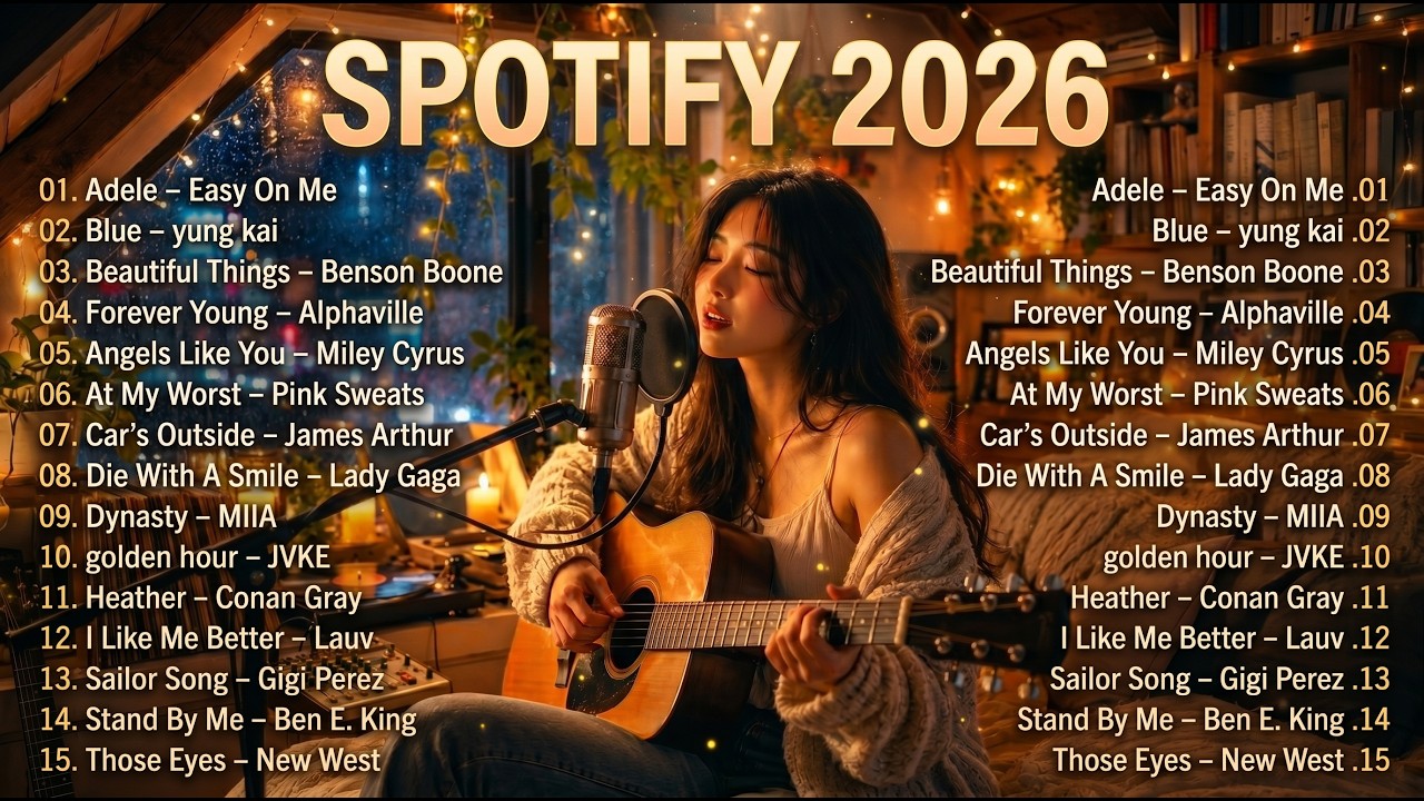 💗🎶Best Spotify Music Playlist 2026 || Positive Vibes English Songs ...