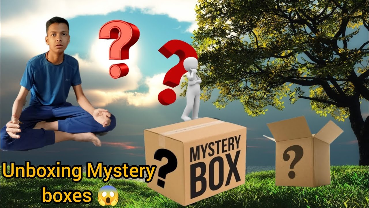 Unboxing Mystery boxes 😱🎁 - YouTube