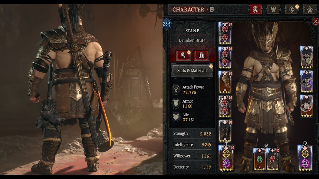 Diablo IV VOH MIGHTY THROW BARBARIAN WOTB GF VARIANT PIT 101 CLEAR ...