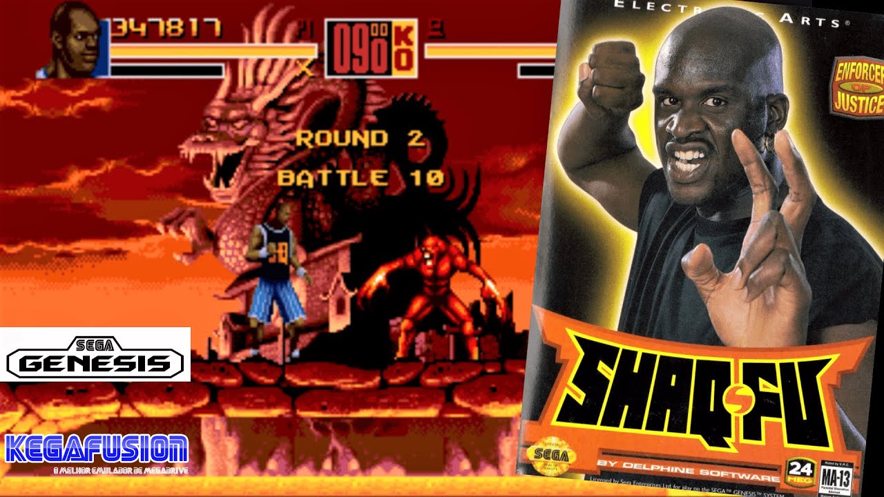 Shaq Fu (1994) SEGA Genesis / Mega Drive Gameplay in HD (KEGA Fusion 3. ...