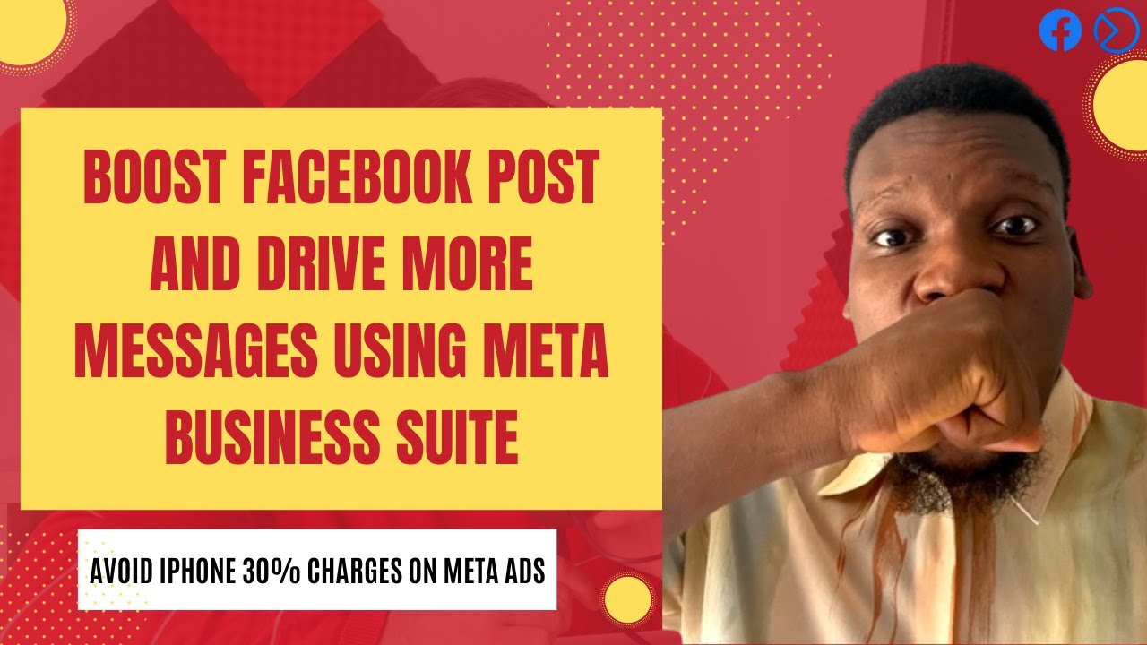 Launch a Facebook Post Boosting to Get More Messages into your Business ...
