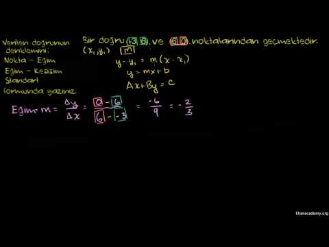 Doğrusal Denklem Formları (Matematik / Cebir)