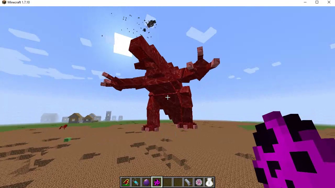 Minecraft Mob Battles: Mobzilla versus Ghost Wither Army - YouTube
