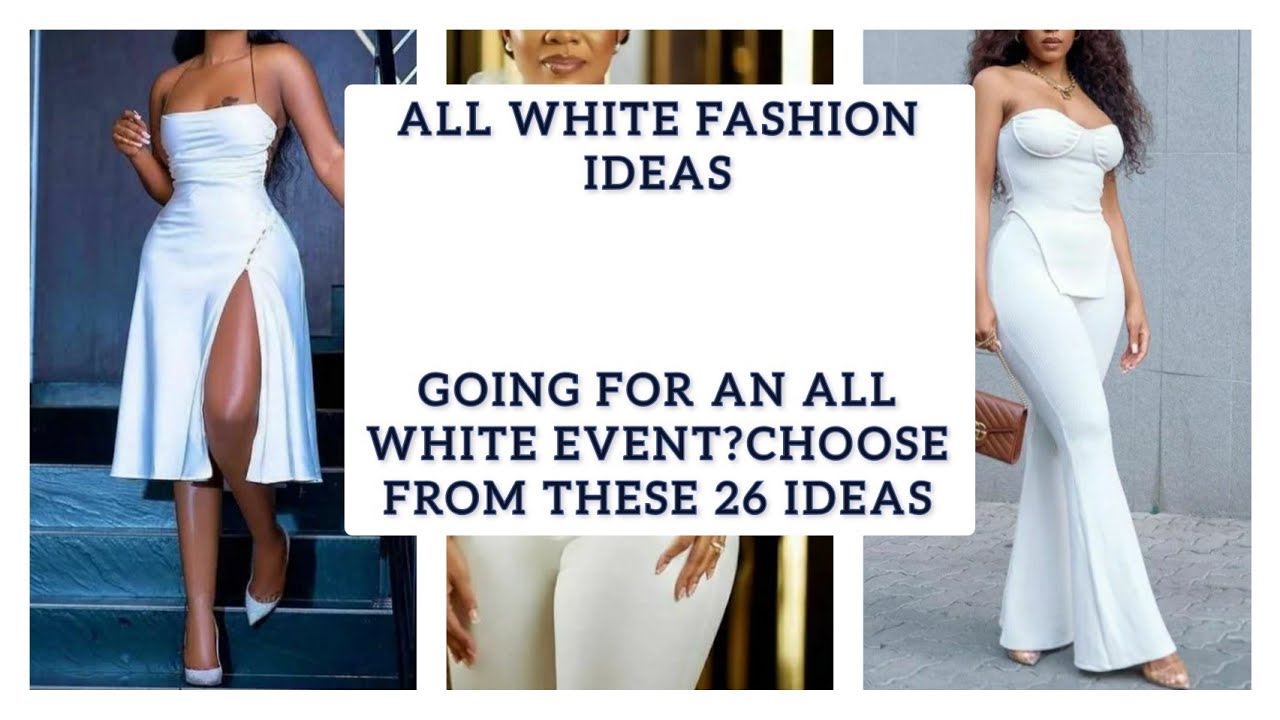 How to dress up for an all white event.All white Fashion ideas.#white # ...