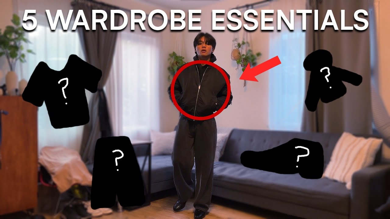 5 wardrobe ESSENTIALS / wardrobe necessities - YouTube