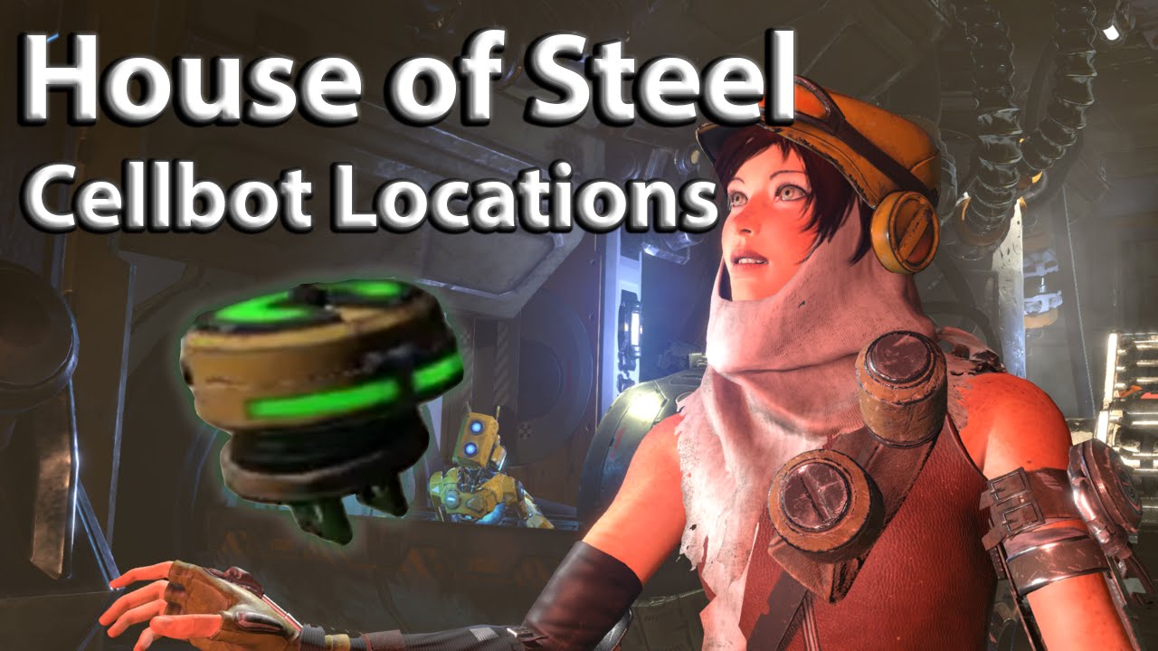 Recore - House of Steel Cellbot locations guide - YouTube