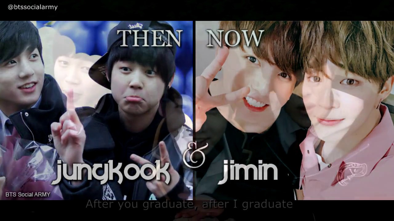 [BTS] Jungkook & Jimin - Then & Now - YouTube
