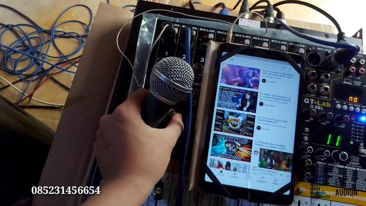 Review Mixer GT-Lab 8 Chanel tipe G 8BL - YouTube