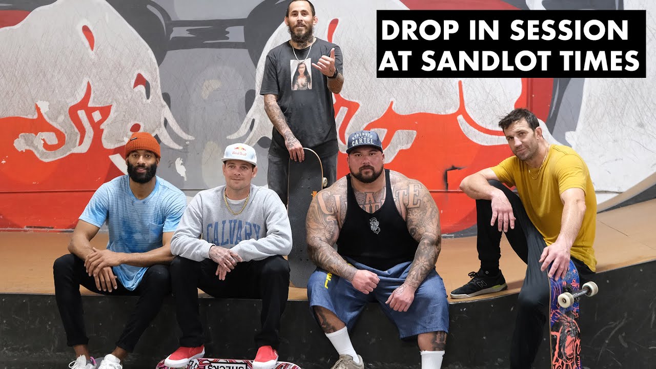 Sandlot Times Drop In Session - Ryan Sheckler, Matt James, Chito Vera ...