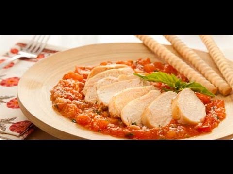 Receta de Pechugas de pollo a la parmesana - YouTube