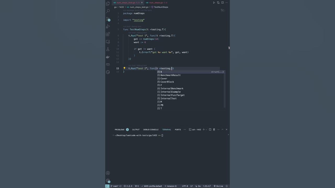 Num Steps To Reduce A Num To Zero 1432 Golang Short Golang Coding Leetcode Algorithm Youtube