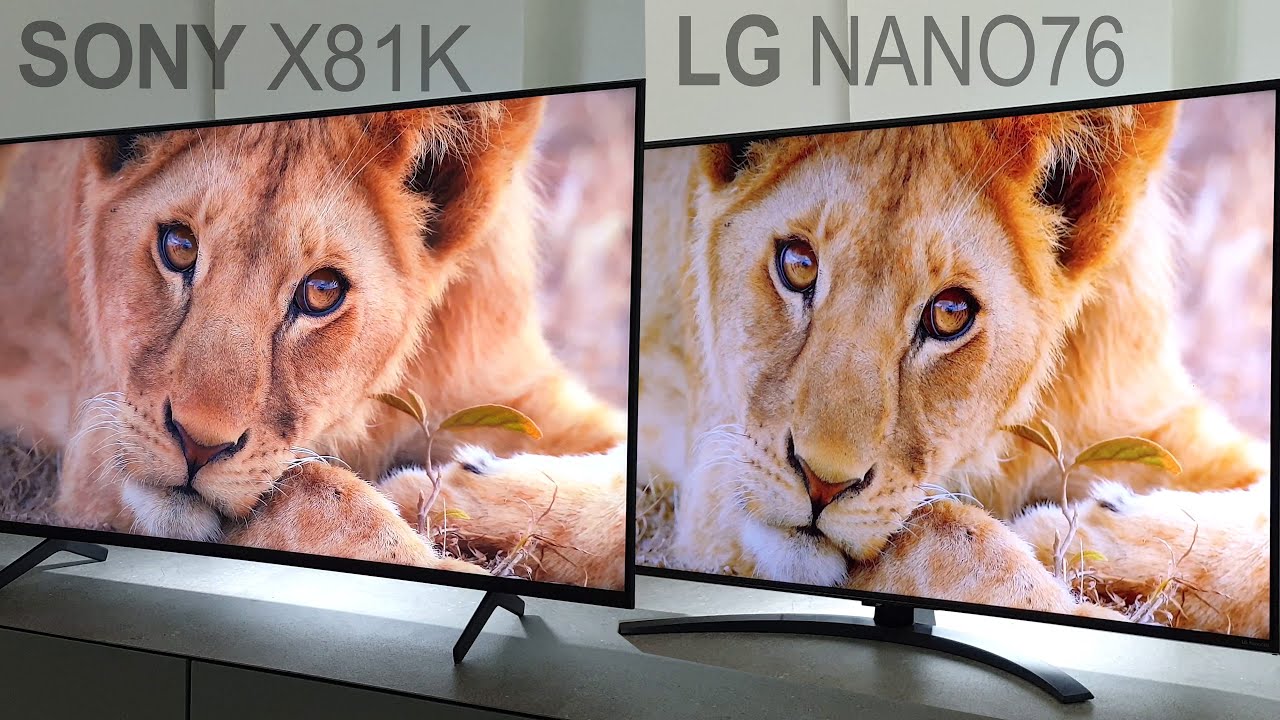 SONY X81K vs LG NANO76 4K Smart TV - YouTube