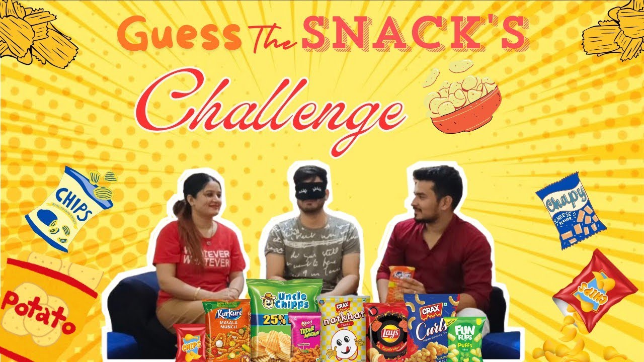 Guess The Snack's Challenge 🤔 ! - YouTube