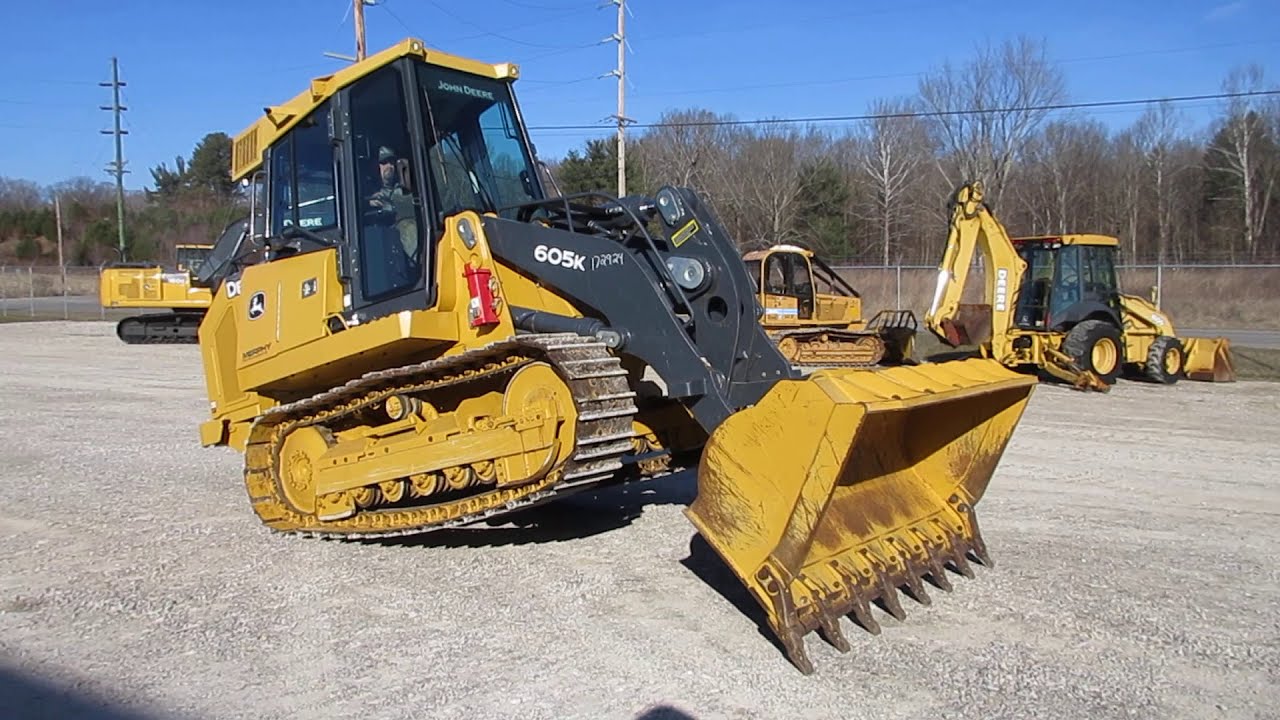2016 John Deere 605K track Loader One owner LOW HOURS C&C Equipment ...