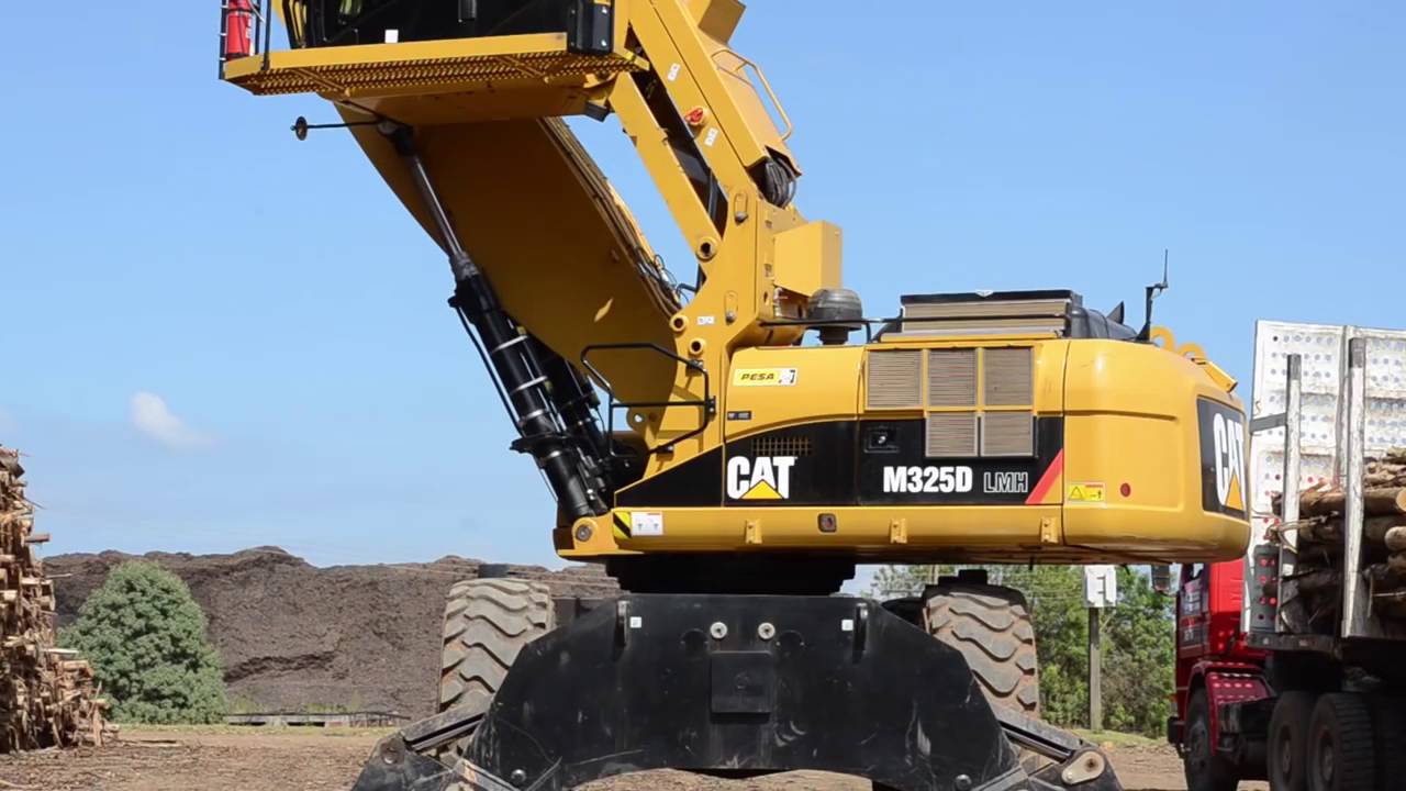 Колесные перегружатели CAT M325D LMH - YouTube