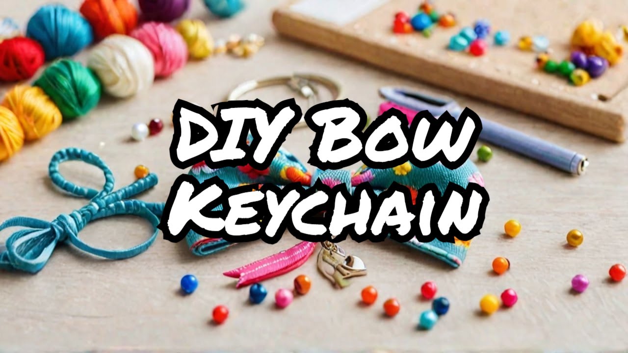 DIY Bow Keychain Accessories You Must Try To Make! - YouTube