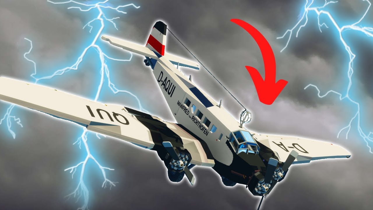 GHOST TURNED OFF MY ENGINES!? Stormworks Plane Crash - YouTube