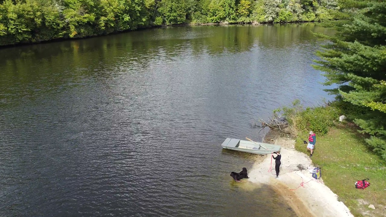Aerial Tour of Linville Land Harbor Lake and Dam - YouTube