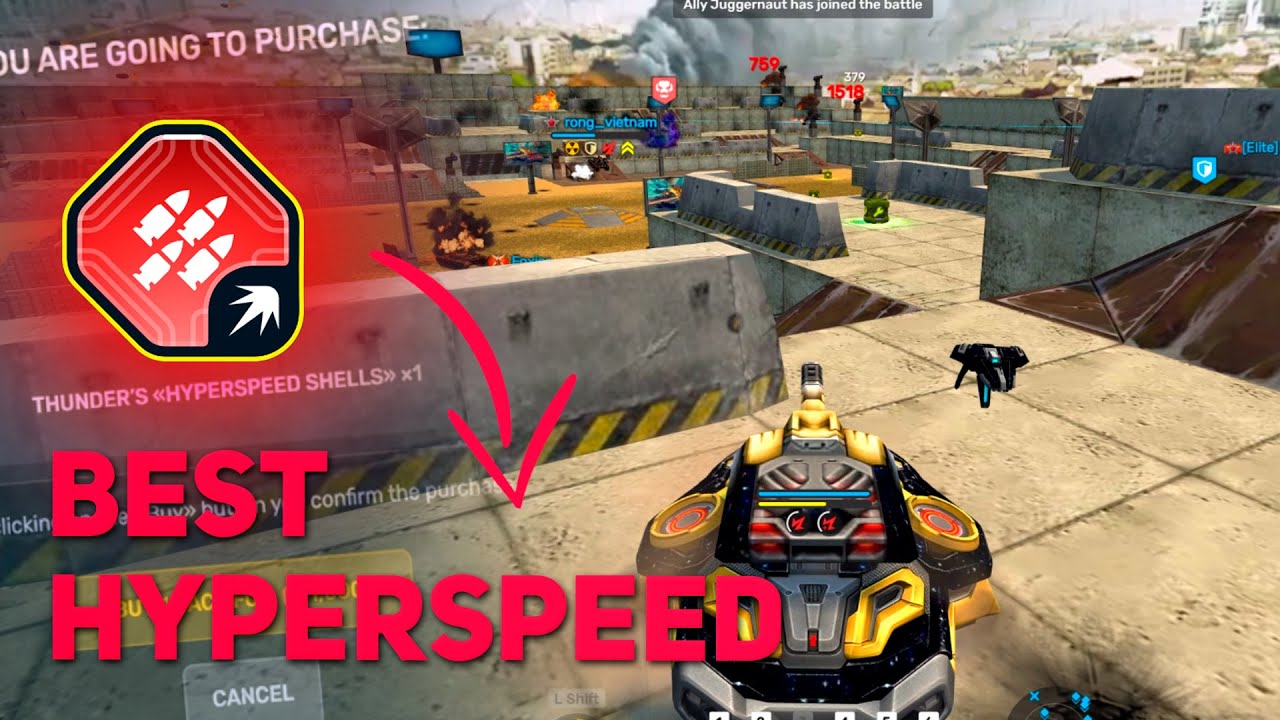 Tanki Online - Thunder Hyperspeed Shells Montage | BUILD & FIGHT Reward ...