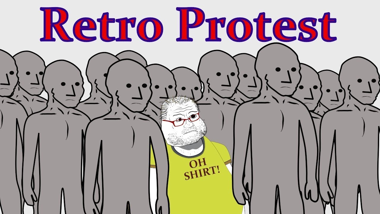 NPC University Retro Protest - YouTube