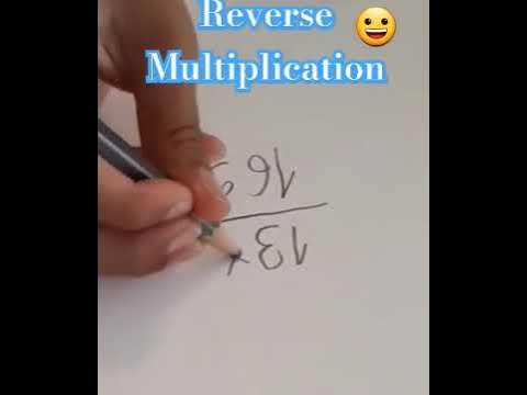 Reverse Multiplication (Just for Fun) - YouTube