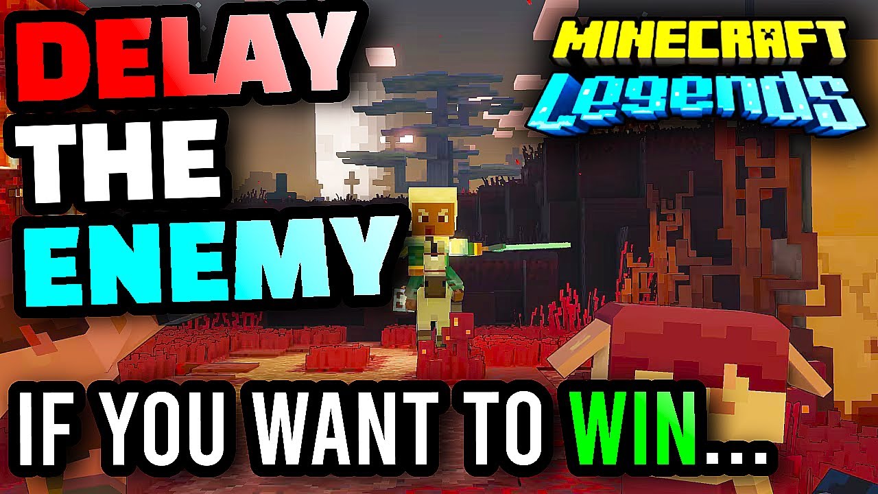 How To DELAY The Enemy - Minecraft Legends - YouTube