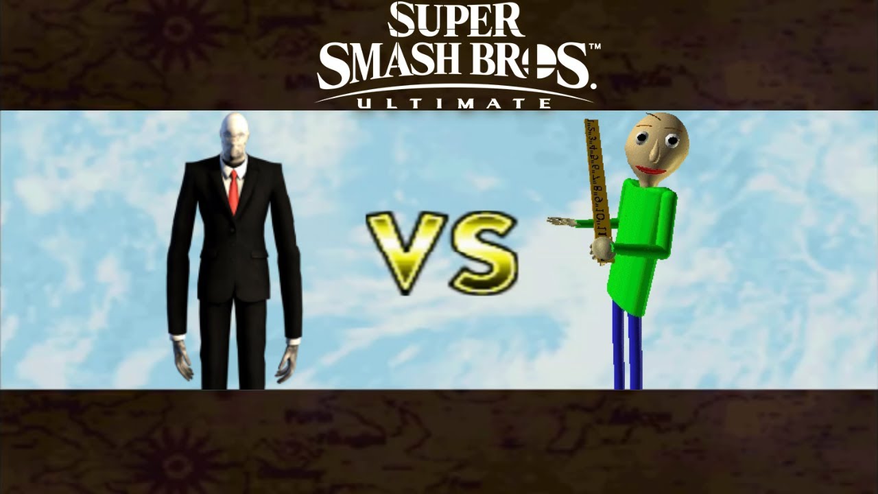Mii Battle Ultimate: Slenderman vs. Baldi - YouTube