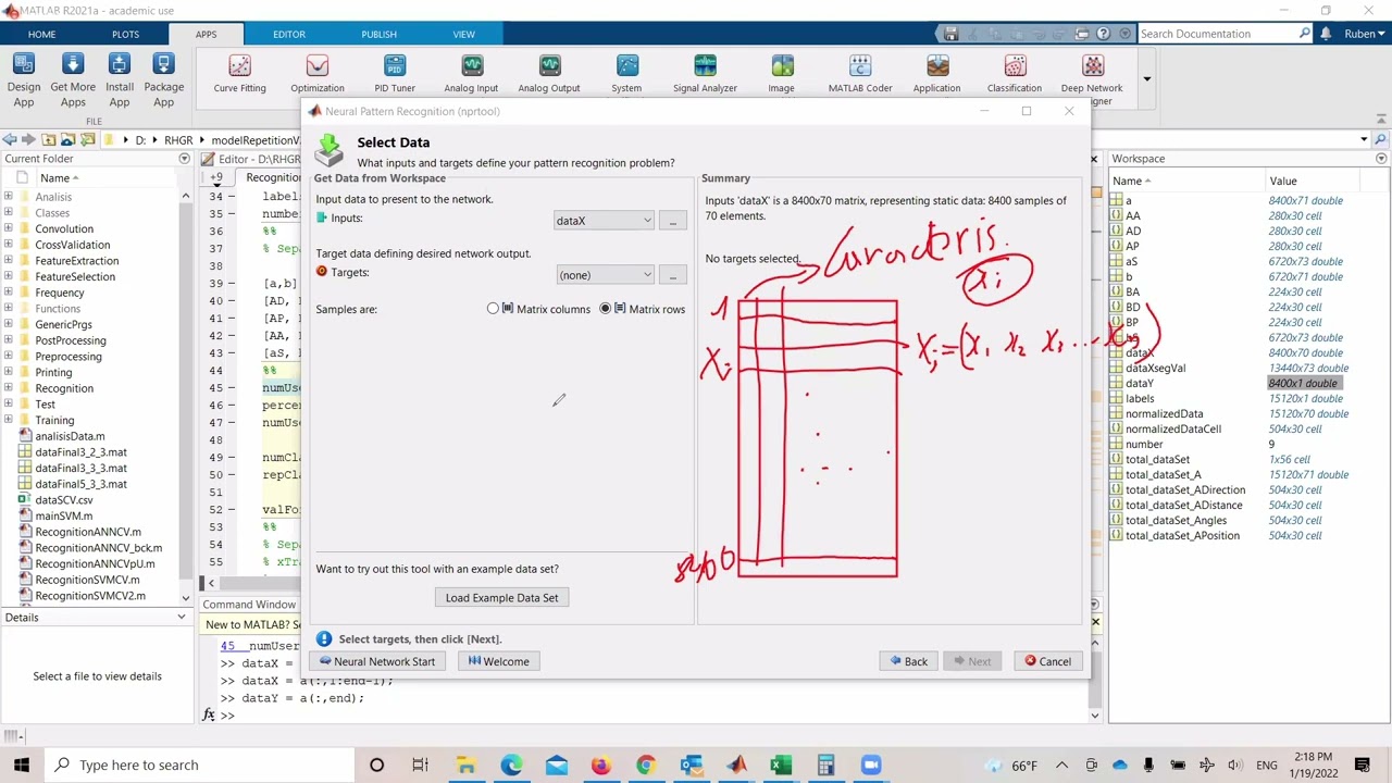Entrenamiento de red neuronal con toolbox de matlab - YouTube
