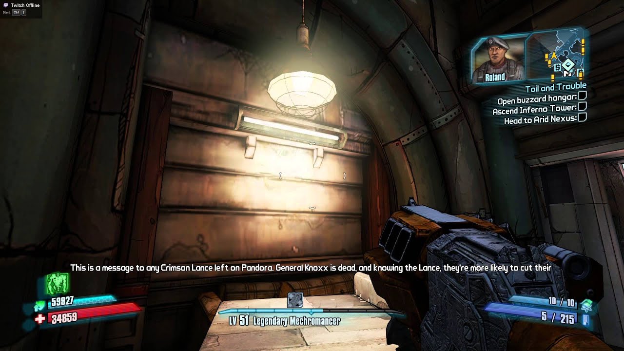 Borderlands 2 ECHO Recordings - Sanctuary: Roland's Message 1 - YouTube