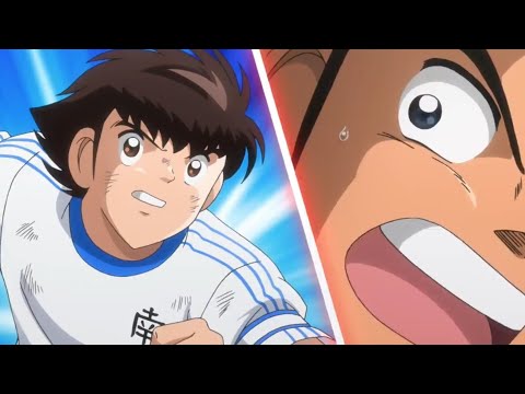 Tsubasa predicts the direction of Jito's shot