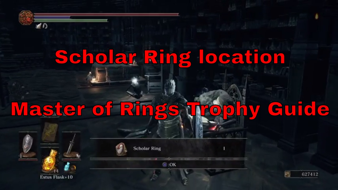 Dark Souls III - Scholar Ring location [Master of Rings Trophy] - YouTube