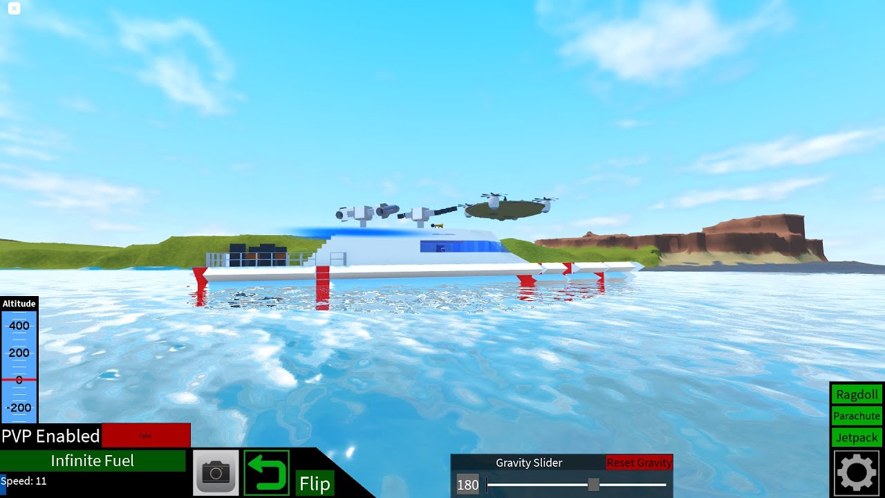 Roblox Plane Crazy how long can I survive with my boat on shredder ...