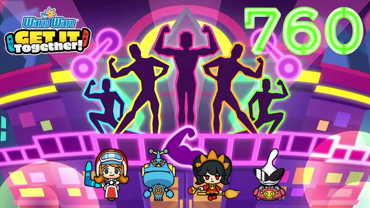 Sports Stage Score 760 with Crew of 4 | WarioWare: Get It Together ...