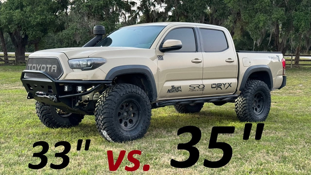 Cooper STT Pro 33" to Toyo MT 35" - YouTube