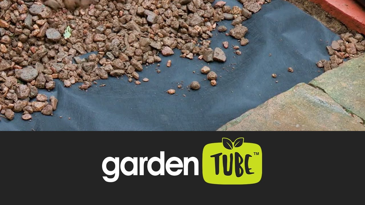How to use Weed Control fabric - YouTube