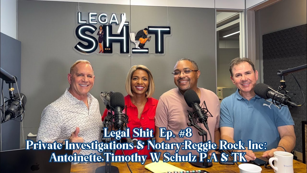 Legal Shit #8: Private Investigations & Notary:Reggie Rock Inc: Antoinette,Timothy W Schulz P.A ...