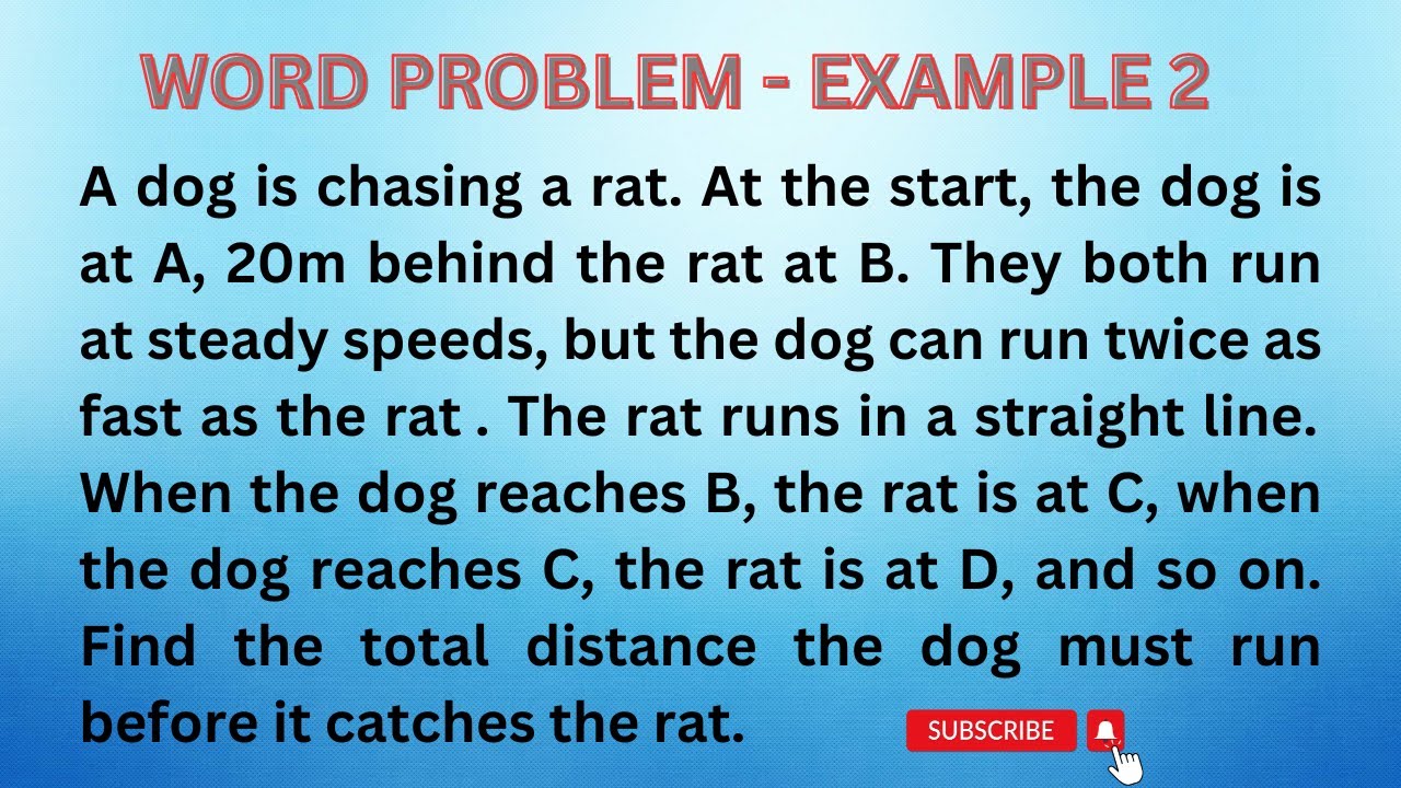 Word Problem - Example 2 || By Prof Nabla - YouTube