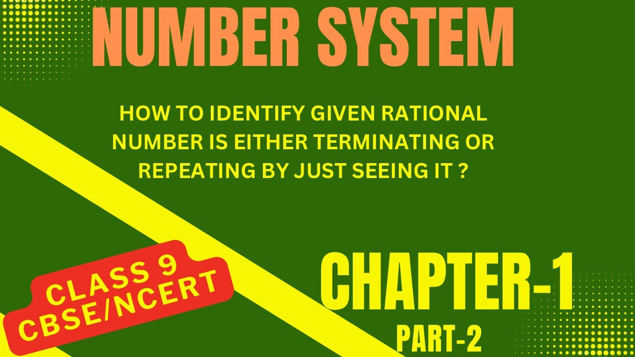 Number System |Rational Number |Class 9 maths|Chapter-1|New NCERT ...