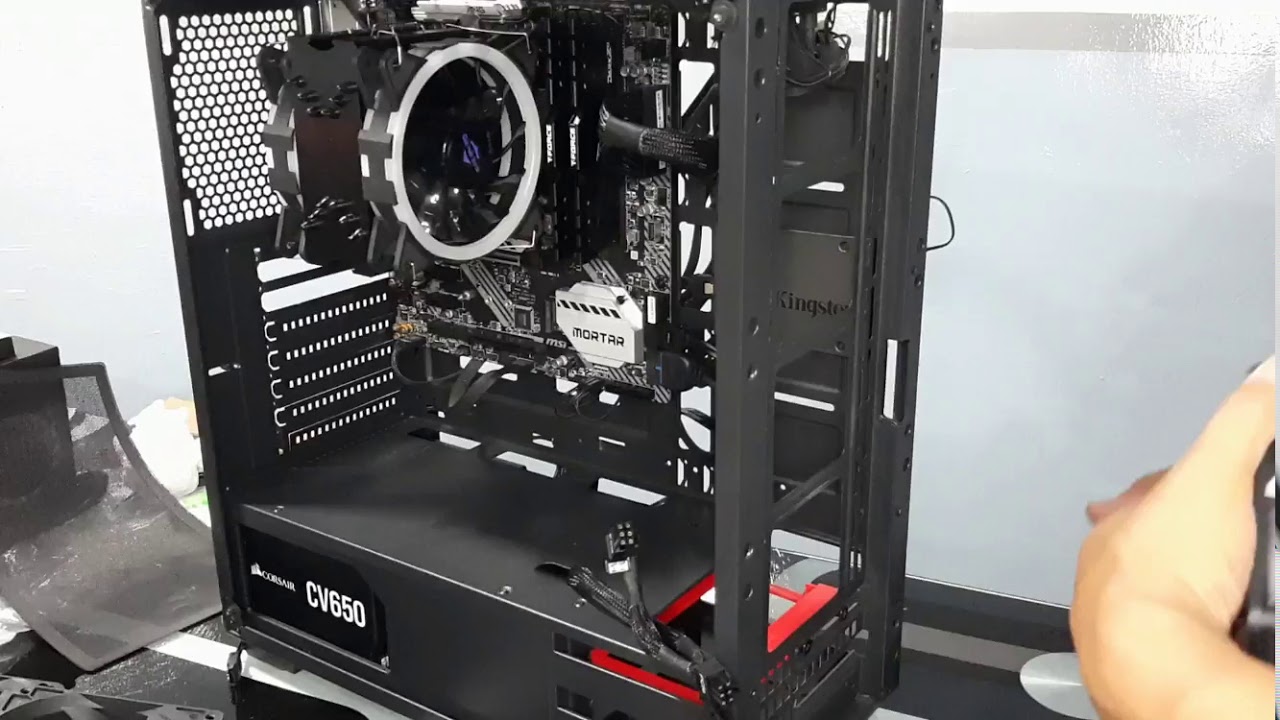 Ryzen 5 3600, MSI 550M Mortar Wifi & Gigabyte GTX 1660 Supper - YouTube