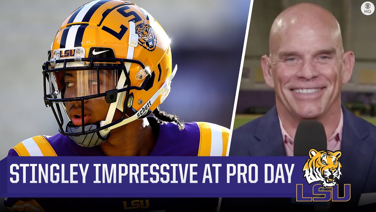 Derek Stingley Jr. looked IMPRESSIVE at LSU's Pro Day | CBS Sports HQ ...