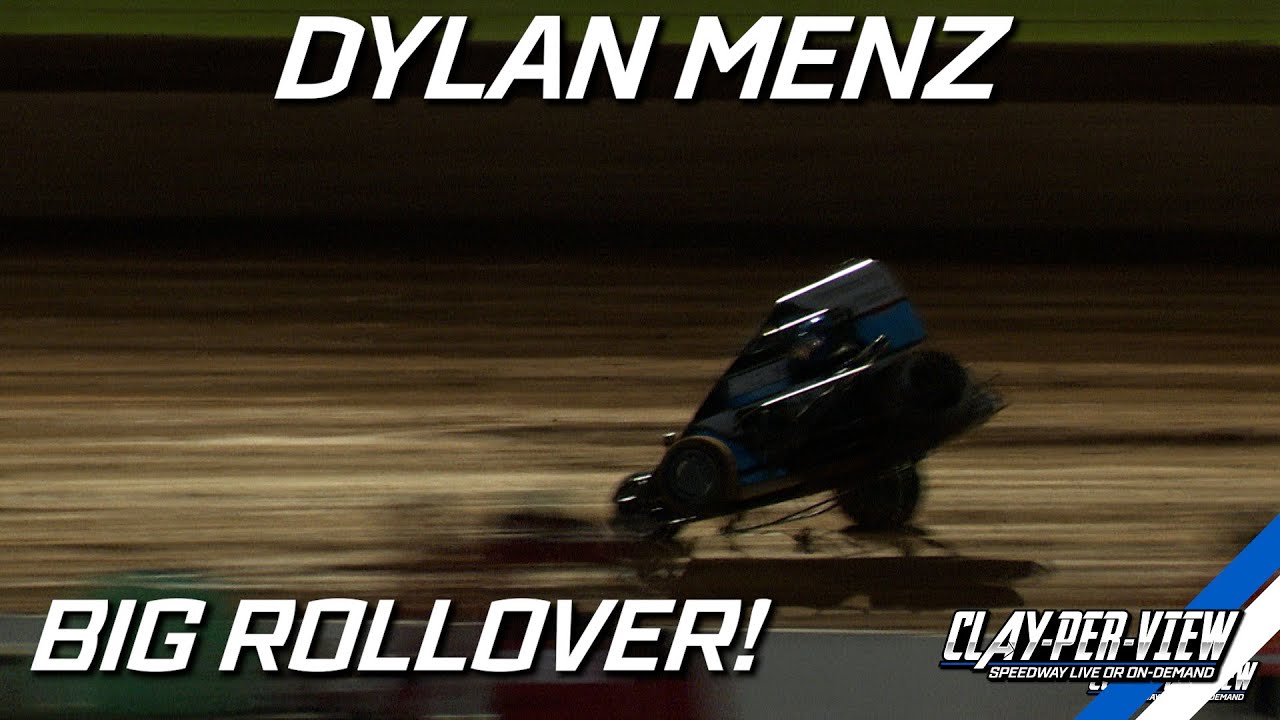 Speedcars | Dylan Menz Big Rollover - Toowoomba - 3rd Dec 2022 | Clay ...