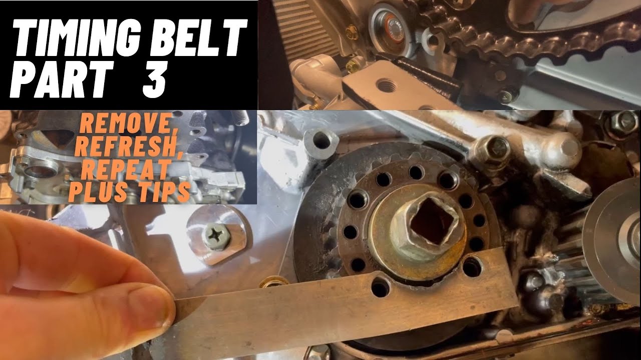 Timing Belt Replacement Episode 3 (4G63)! Remainder of Disassembly ...