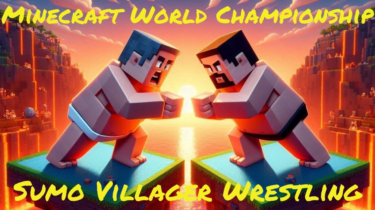 Minecraft Villager Sumo Wrestling Tournament! - YouTube